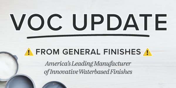VOC Updates from General Finishes | General Finishes