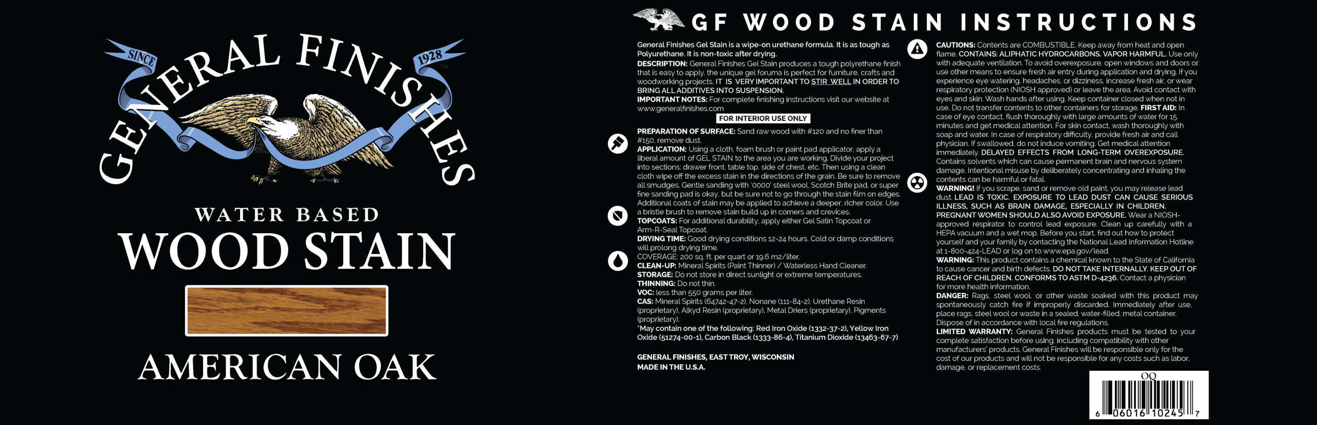 Label Winners by Category | General Finishes